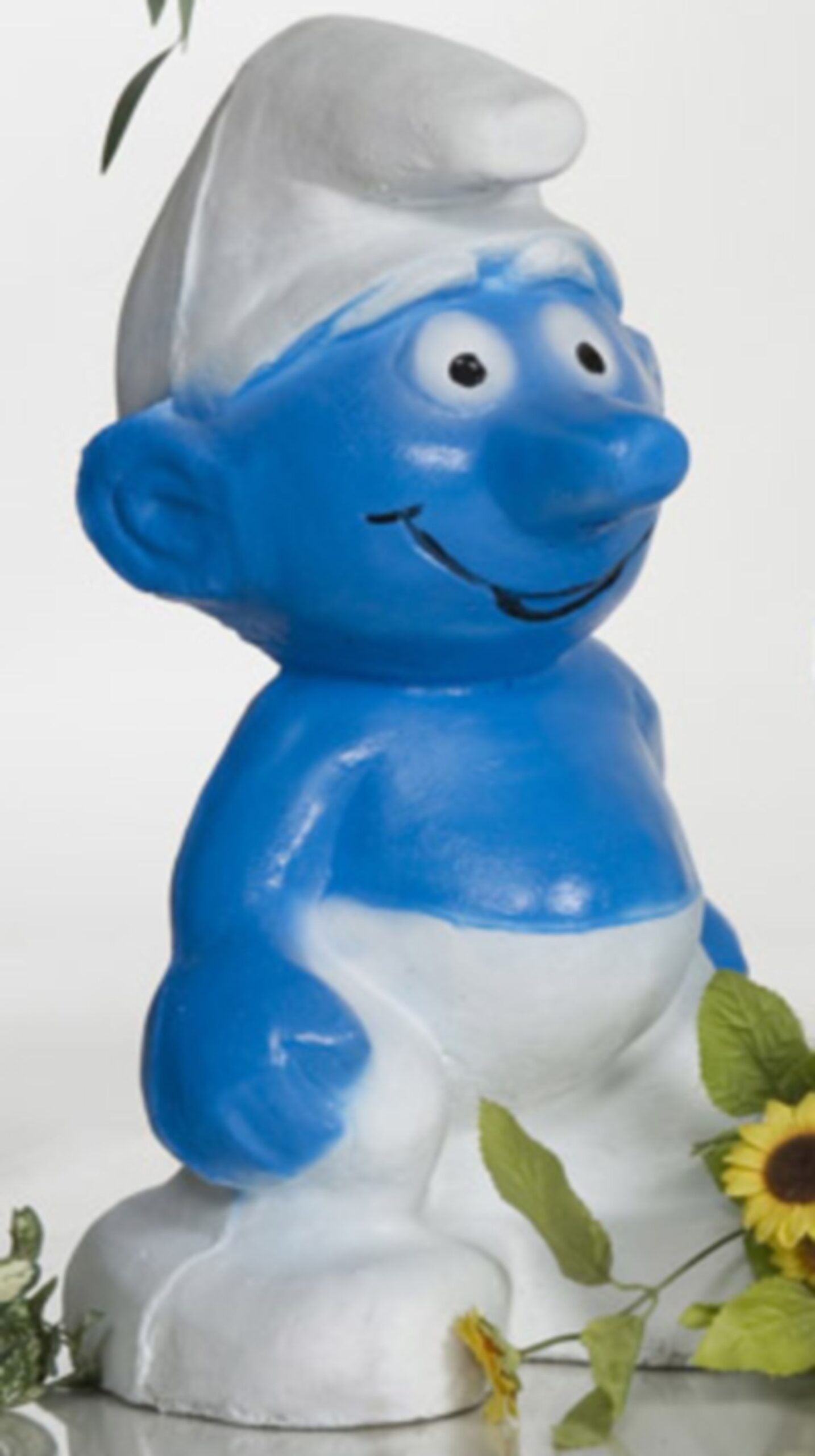 Smurf statue – Pépinière Jasmin
