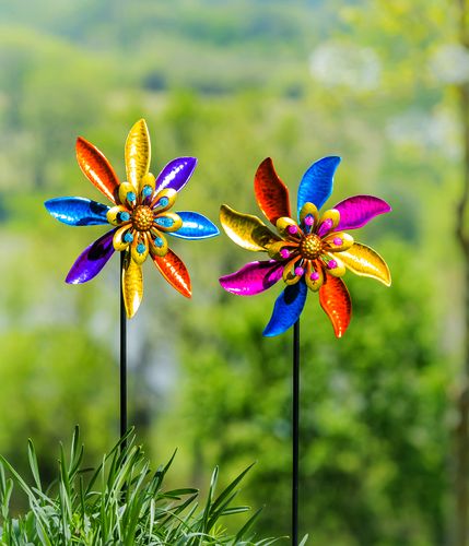 Rainbow Windmill Wind Spinner – Pépinière Jasmin
